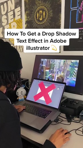 Creating Drop Shadow Text Effect in Adobe Illustrator