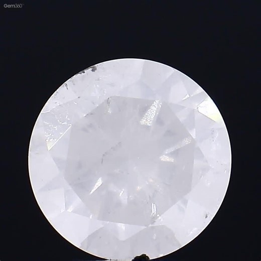 3.30 CT Natural Fancy White Round Diamond, GIA Certified - Etsy