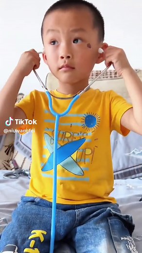 #A stethoscope toy#Early education toy#A stethoscope for children#A simulation stethoscope#Play house toy#fyp #Children