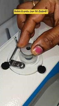 How to fill jack F5 Machine Bobbin threading#mokshavlogs