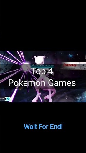 Top 4 Pokemon Games ( Android,ios ) 🙌 #pokemon #pokemongames #shorts