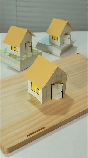 How to make a Paper House #craft #papercraft #diy