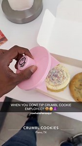 8.7M views · 10K reactions | EX CRUMBL COOKIE EMPLOYEE TOLD ME THIS! #crumble #cookies #tips | Rowheim Farooqui | Facebook