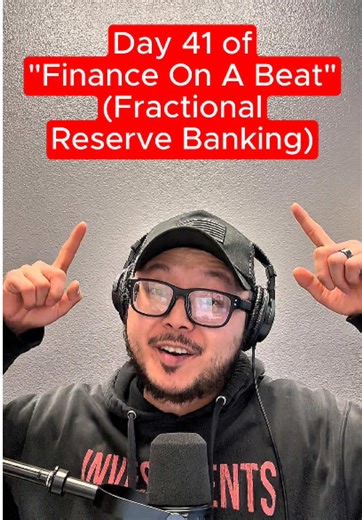 Fractional reserve banking explained through rhythm. Banks keep a fraction. The rest becomes loans. That’s how money expands, credit moves, and the system keeps breathing. Financial literacy should feel understood — not complicated. For those of you wondering what I’m using… 🎧 Sony MDR-7506 by @Sony to monitor the mix 🎙️ Shure MV7 by @shure to record the vocals #financialliteracy #banking #money #financeeducation #wealth