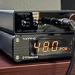 TOPPING D10 Balanced DAC Mini USB DAC CSS XMOS XU208 ES9018K2M OPA2134 Audio Amplifier Decoder Black