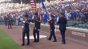 26 reactions | The Illinois Air National Guard's 126th Air Refueling Wing provided the color guard for the May 27 Chicago Cubs game. | Illinois National Guard | Facebook