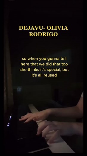 Karaoke Deja Vu Olivia Rodrigo - Full Song Duet Lyrics