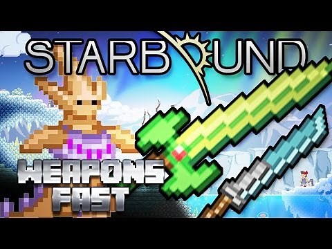 Starbound - How To Get High Level Weapons Fast!