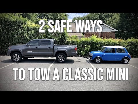 How to Tow a Classic Mini - 2 Safe Ways