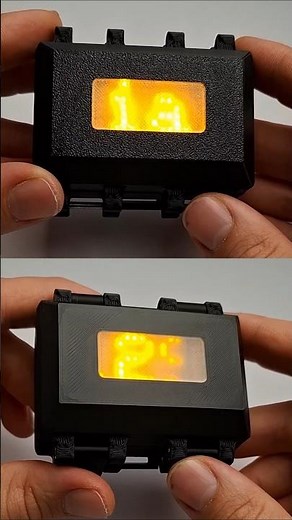 Using Translucent filament to create a window into a sealed enclosure. #3dprinting #esp32