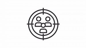 Animated Target Audience Linear Icon Appeal Stock Footage Video (100% Royalty-free) 1095397679 | Shutterstock