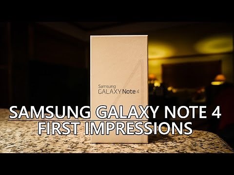Samsung Galaxy Note 4 Unboxing and First Impressions!
