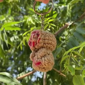 Clicker Zombie Keychain | Handmade Crochet | Videogame Inspired Accessories | Amigurumi Keychains - Etsy
