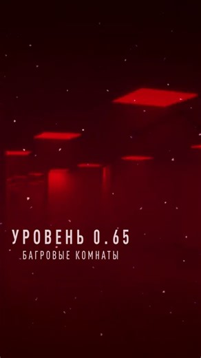 Уровень 0.65 Закулисье "Багровые комнаты". Level 0.65 Backrooms "Crimson Rooms".
