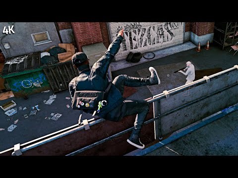 Watch_Dogs 2 | Smooth Parkour & Stealth Kills 1 | No HUD | 4K 60FPS