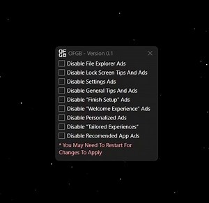 I Got Tired Of Windows 11 Ads So I Made A Tool - OFGB (Oh F#ck Go Back)