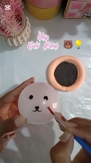 Diy Change old bulb in mini cute Lamp🐻💡/Diy Old bulb craft 😀🫠/Subscribe channel 🥹#diy #craft
