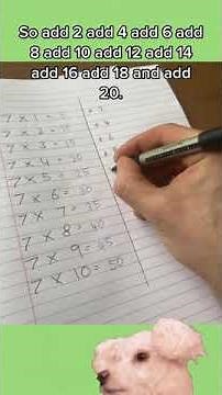 7 times table hack #shorts