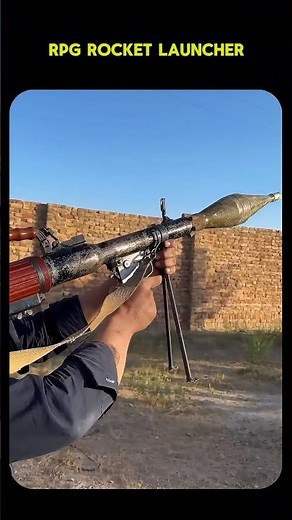 RPG Rocket Launcher || A Weapon from 1961🥶