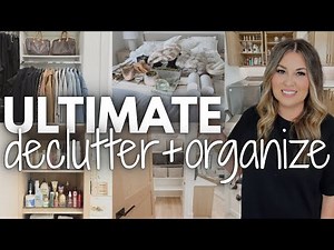 MASSIVE EXTREME DECLUTTER + ORGANIZE WITH ME | ULTIMATE DECLUTTERING MOTIVATION | SUMMER DECLUTTER!