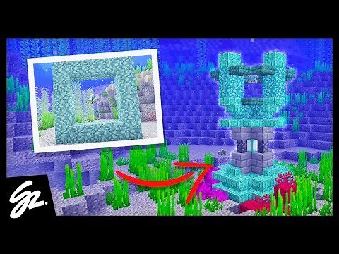 5 Minecraft Conduit Designs (Minecraft 1.13)