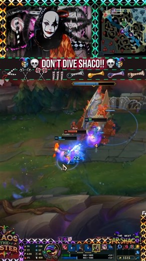 DIVING RAGRETZ!! 👀🤡 - (SHACO Top OUTPLAY)