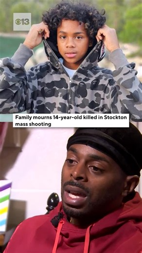 CBS News Bay Area on Instagram: "Patrick Peterson is now stuck replaying his 14-year-old son, Amari, who was shot to death while at a child's birthday party in Stockton, California, over the weekend. “I have an image of my son dying in my head over and over and over and then him smiling and then him walking away,” Peterson told CBS Sacramento. “I just keep seeing my son in my head.” The young teen was among the three children killed during the mass shooting, which also left a 21-year-old dead an