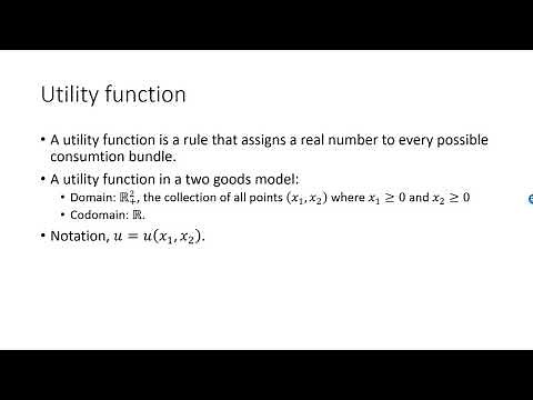 Utility function