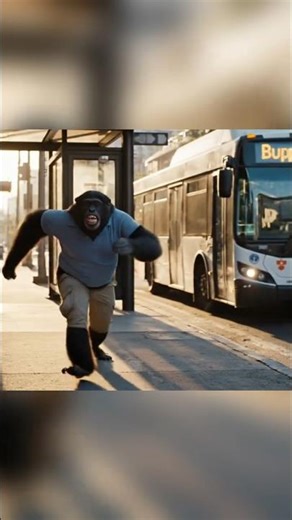 Office Wala Bandar 😂 | Monkey Acting Like Human | Funny AI Short #shorts