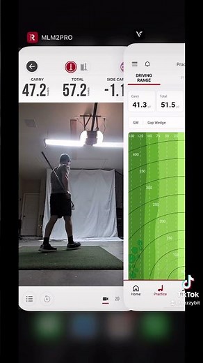 Rapsodo MLM 2 Pro vs Swing Caddie SC4 - 50 yard shot