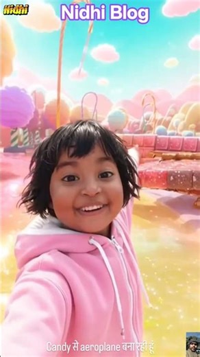 Candy से aeroplane बनाया - #shorts #kids