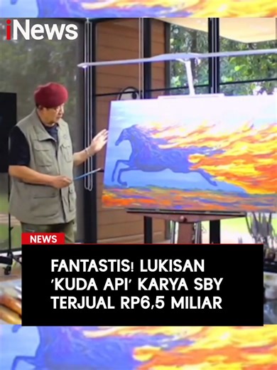 Lukisan Kuda Api SBY Laku Rp6,5 Miliar di Imlek 2026