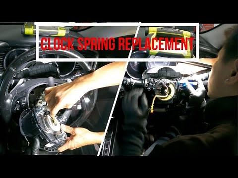 CLOCK SPRING REPLACEMENT | AIRBAG LIGHT ON | KIA OPTIMA 2013