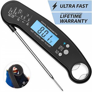[Hot Item] Food Thermometer Instant Read BBQ Meat Probe Thermometer Digital Kitchen Thermometer