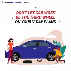 Nothing should come between you and your Valentine's Day plans. Especially not car trouble. Make sure your car is ready for a date with our Complimentary Car Health Check. Book your service appointment here. | Maruti Suzuki