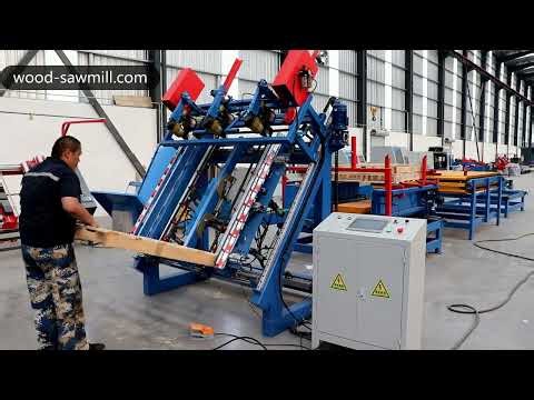Semi-Automatic American Stringer Type Pallet Nailing Machines Operation Video Show