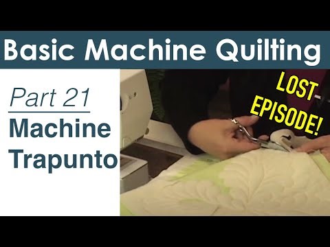 Machine Trapunto - Stuffed Quilting Technique with Your Sewing Machine