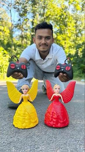 Red And Yellow Rc Barbie Unboxing😍