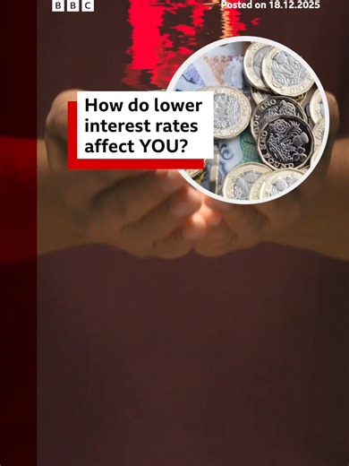 Interest rates have been cut - so what does that mean for borrowing and saving? #InterestRates #Money #Mortgage #Saving #BBCNews