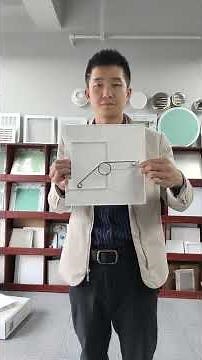 ABS access panel with spring hold size 8x8 inches