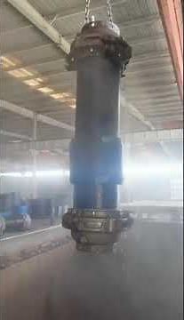 The hydrostatic pressure test of HDPE pipes with temperature of 80 degree