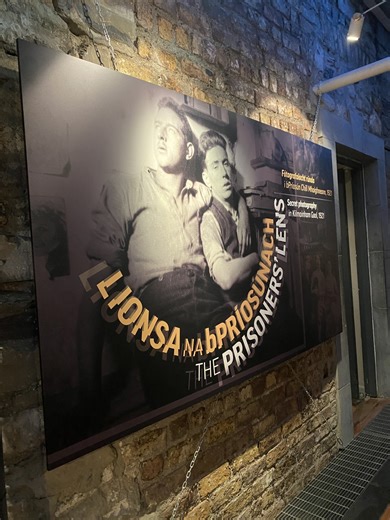 "The Prisoners' Lens: Secret photography in Kilmainham Gaol, 1921" launched in Kilmainham Gaol Museum on Thursday night! This exhibition refers to a unique collection of photographs taken within the walls of Kilmainham Gaol from May to December of 1921 during the War of Independence, showcasing republican prisoners, many of whom were involved in the burning of the Custom House. This exhibition runs until the 28th of October 2026, admission to the museum is free of charge. #HeritageIreland #OPW #
