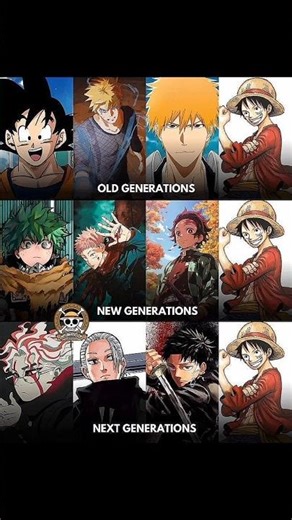 Legends fade, successors rise… but the spirit of anime never changes 💥