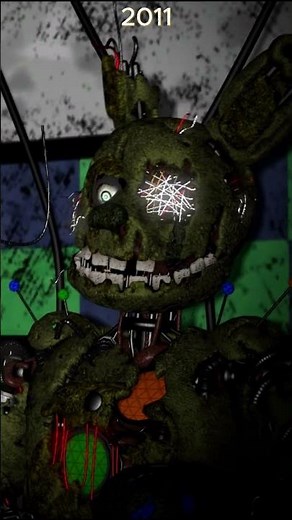 FNAF] spring Bonnie through out The Years #fnaf #videogamercharacter #edit