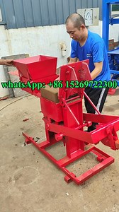 15K views · 76 reactions | hand operation Compressed Earth Block Machine Small Manual clay Fly Ash Cement Interlocking Brick making Machine | 高猛 | Facebook