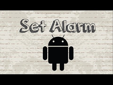 How to set alarm on Android Phone