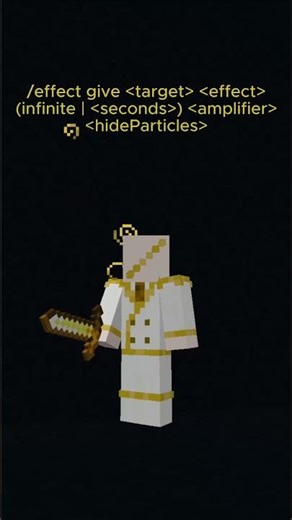 /effect command in Minecraft #command #minecraft #minecraftshorts