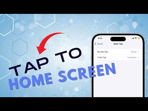 How To Go Back To Home Screen With A Tap On iPhone 15