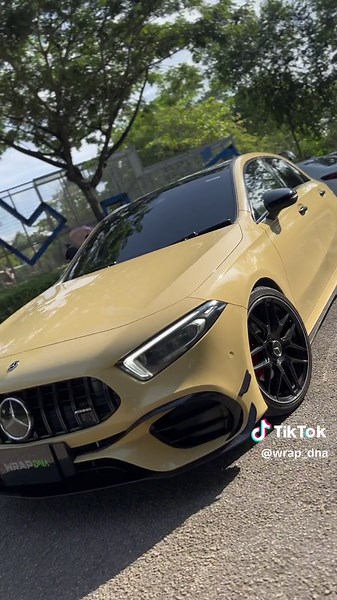 Sunbath Yellow on 🔥🔥🔥 #a45 #w177 #carwrap #carwrapping #carwrapspecialist #wrap #wrapping #vinylwrap #vehiclewrap #a45samg #mercedesamg #carwrapmalaysia #wrapkeretabangi #malaysia #fypmalaysia
