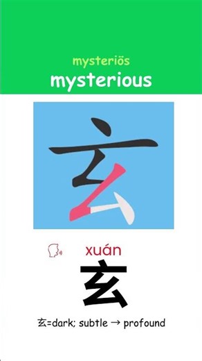 Chinese Writing: “mysterious | mysteriös” Step by Step #ChineseWriting #ChineseCalligraphy